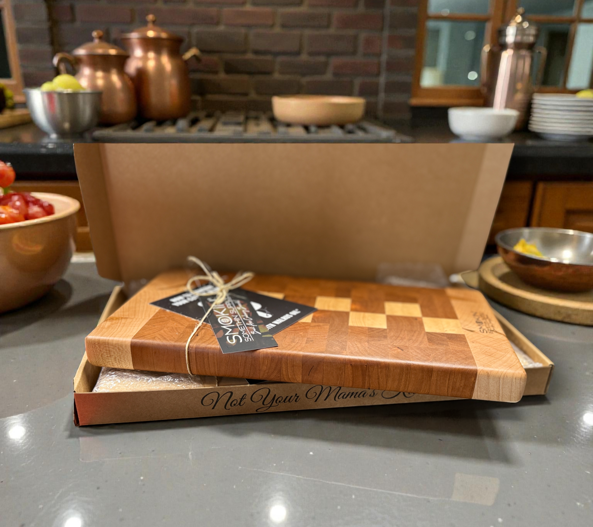 Cherry & Maple End Grain Kitchen Board – Smokin' Somethin' Supply