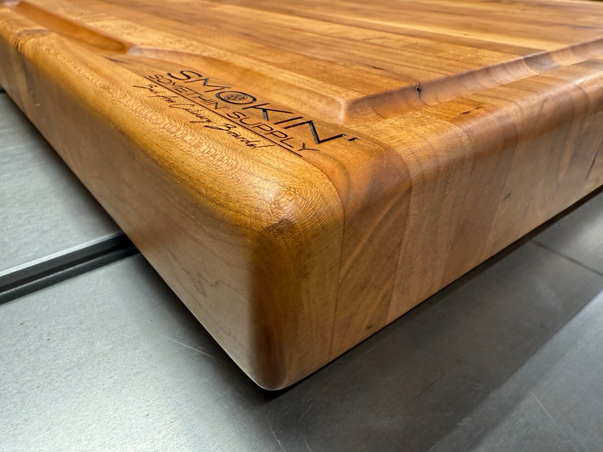 Large Cherry, Walnut or Maple Edge Grain Block – Smokin' Somethin' Supply